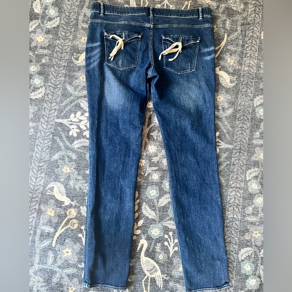 Escada | Jeans | Escada Sport Back Pocket Tie Straight Leg Designer ...